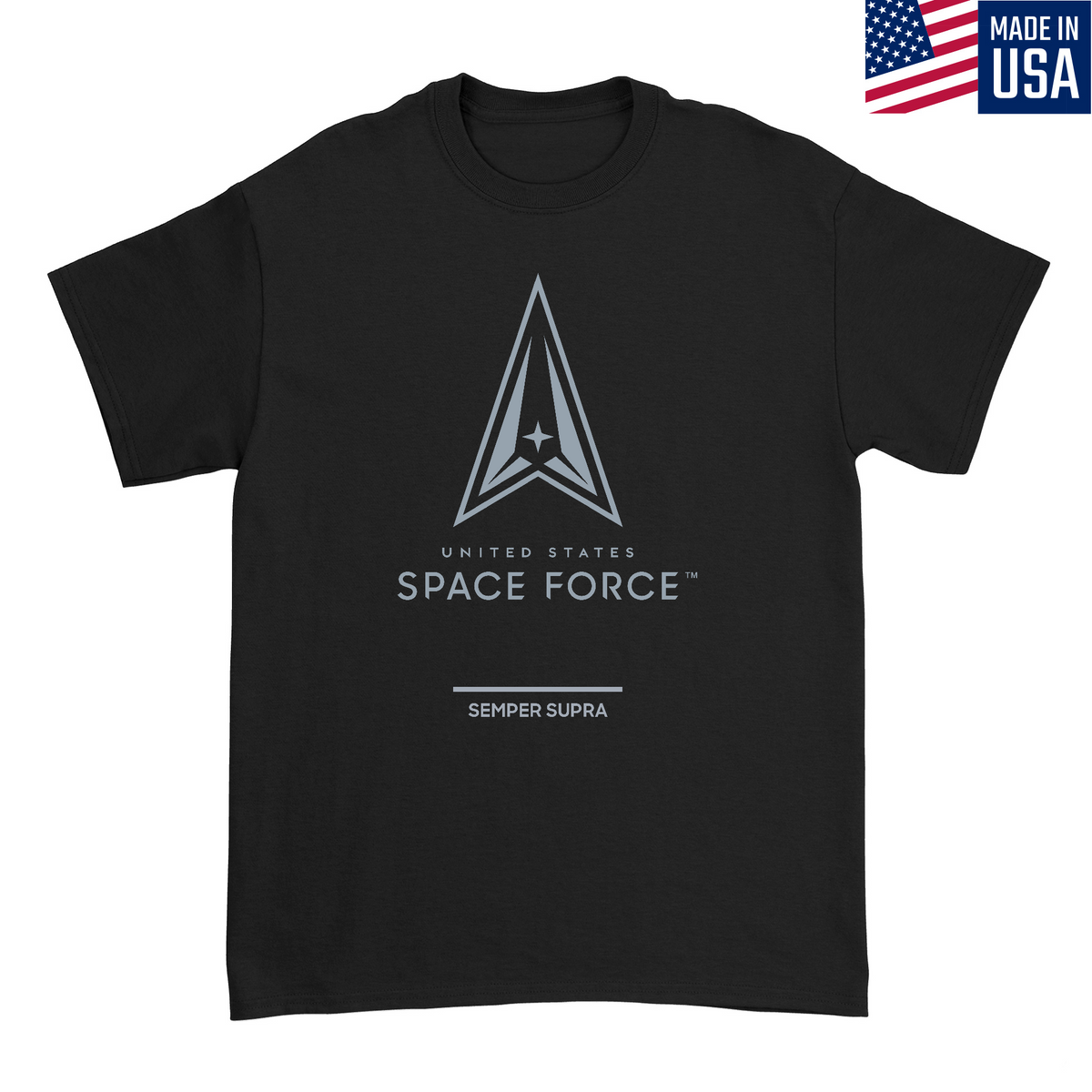 Forever Serve | PR127841 USSF Semper Supra Fine Jersey T-Shirt USA Made ...