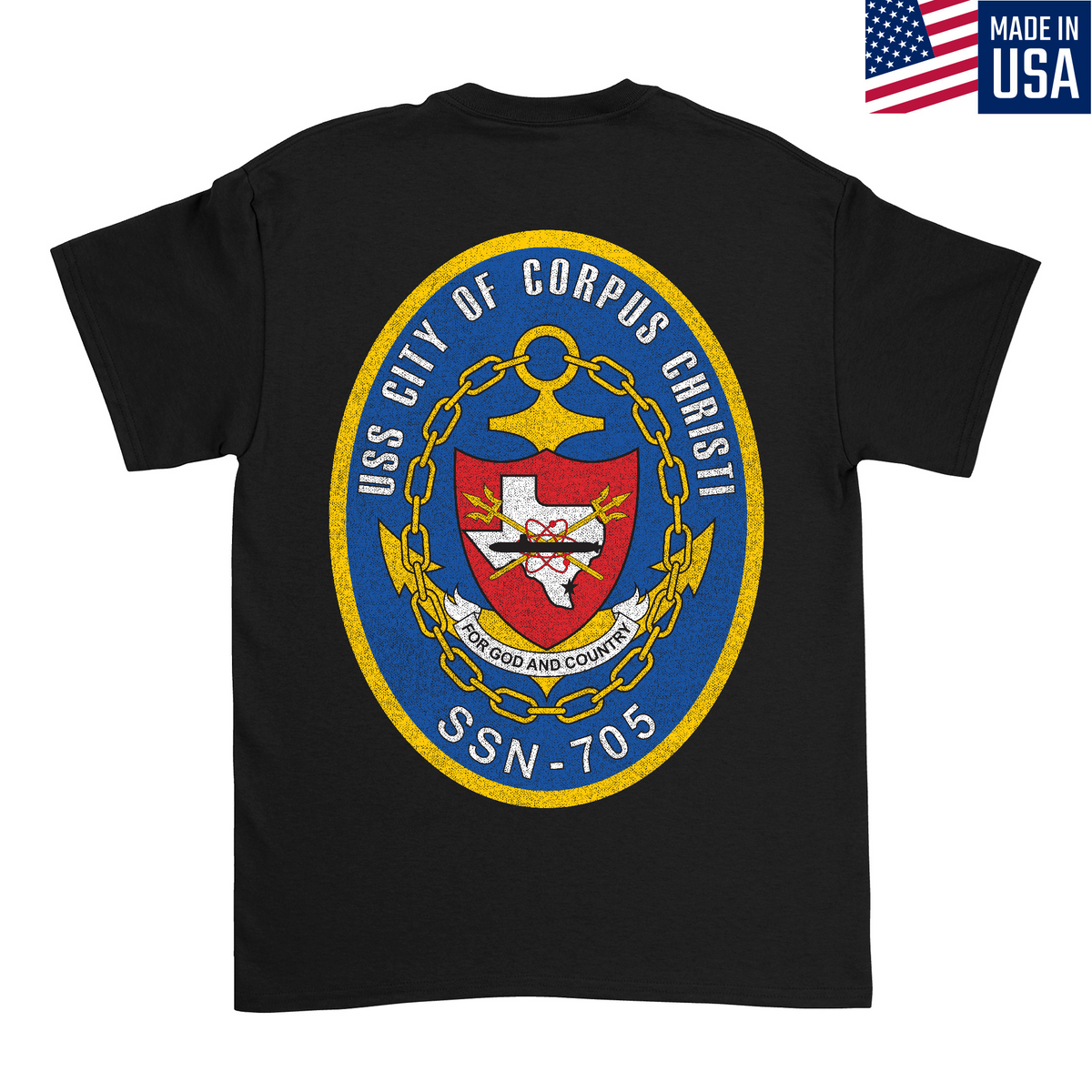 United States Navy Licensed Apparel | USS City of Corpus Christi SSN ...